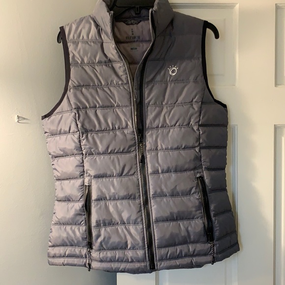 Jackets & Coats | Elevate Small Pewter Grey Puffer Vest | Poshmark